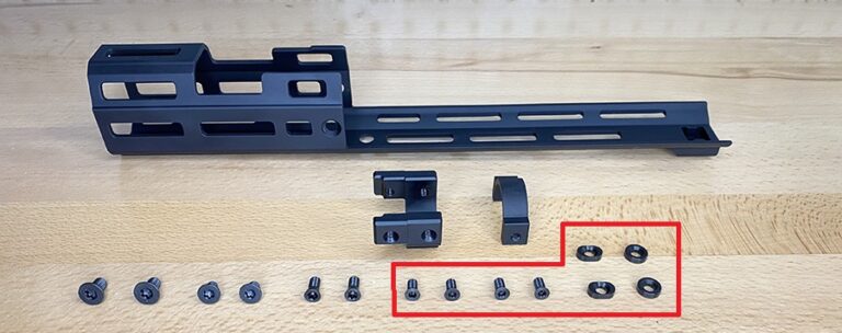 Receiver flush mount hardware replacement kit - Rego Systems