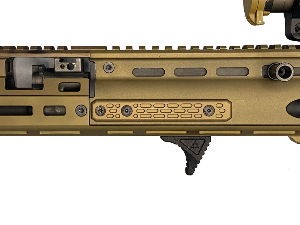 SCAR Receiver Side Grip Panel – Aluminum – FDE - Rego Systems