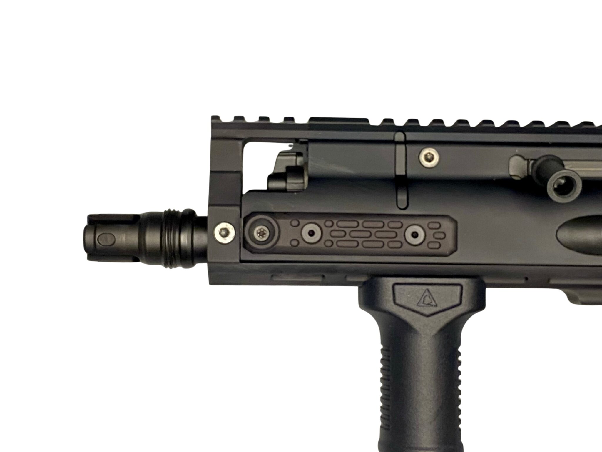 15P QD Receiver Side Grip Panel – Aluminum – Black - Rego Systems