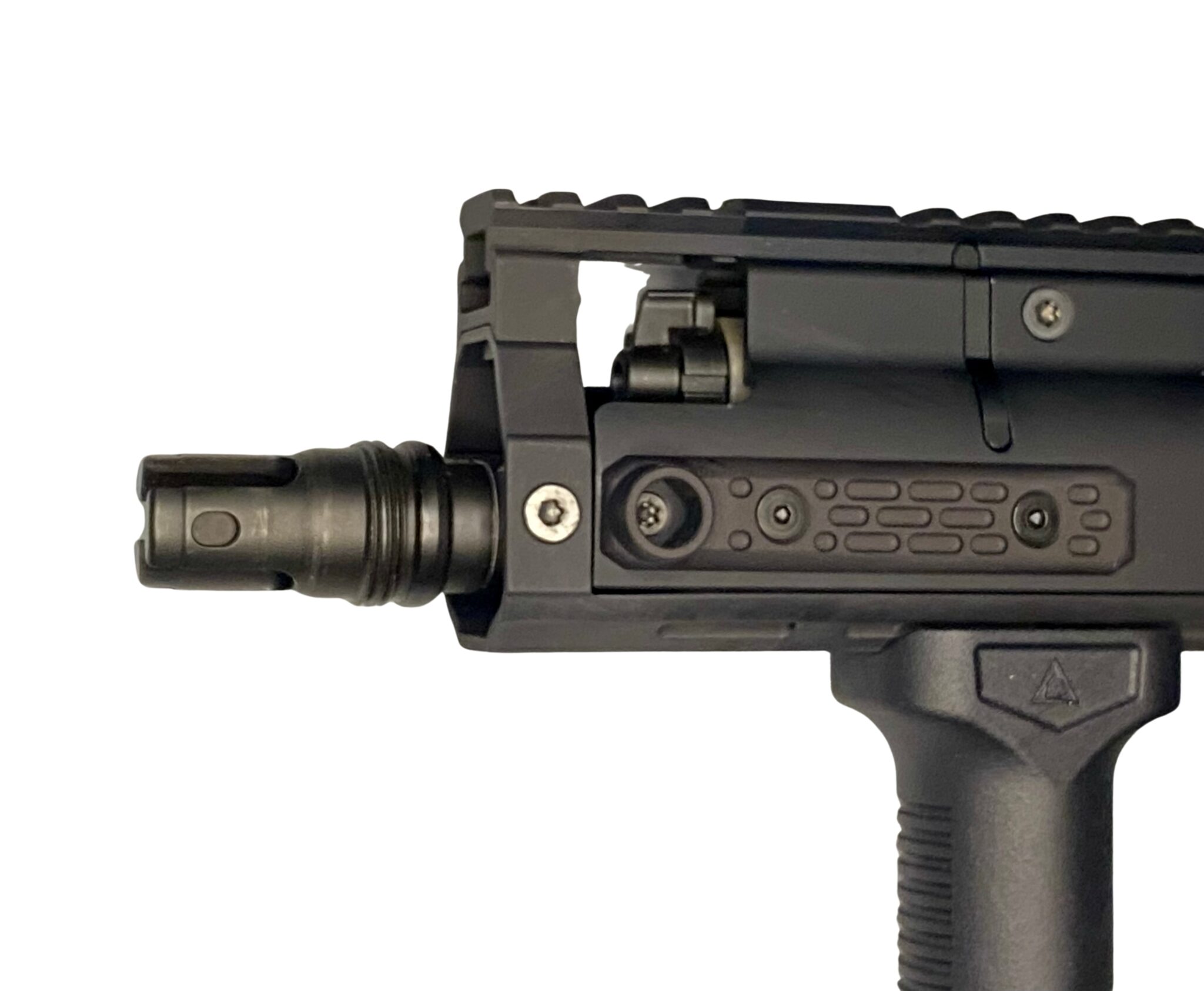 15P QD Receiver Side Grip Panel – Aluminum – Black - Rego Systems